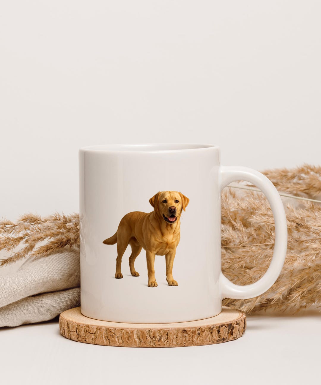 Hyper Realistic Golden Labrador PNG, Standing Pose With Rich Lighting ...