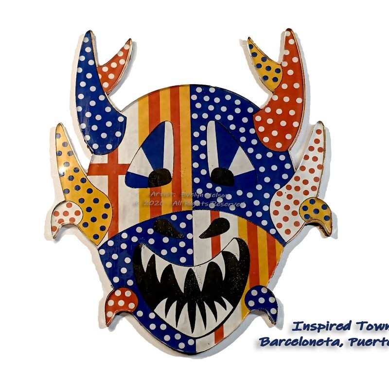 Puerto Rico Mask - Etsy