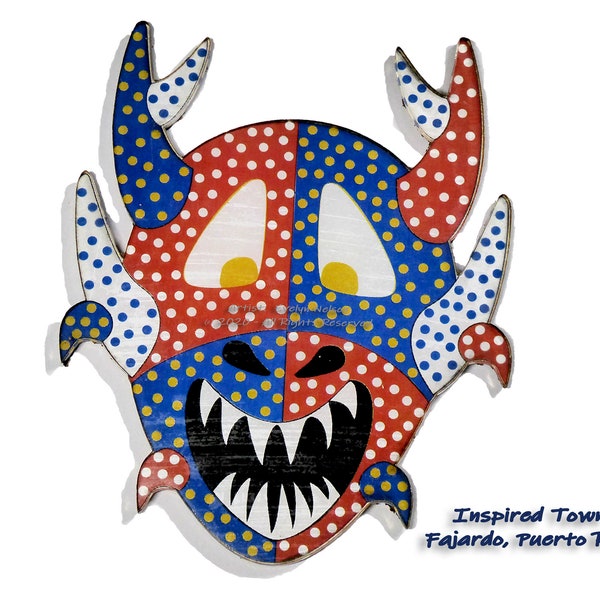 Puerto Rico Mask - Etsy