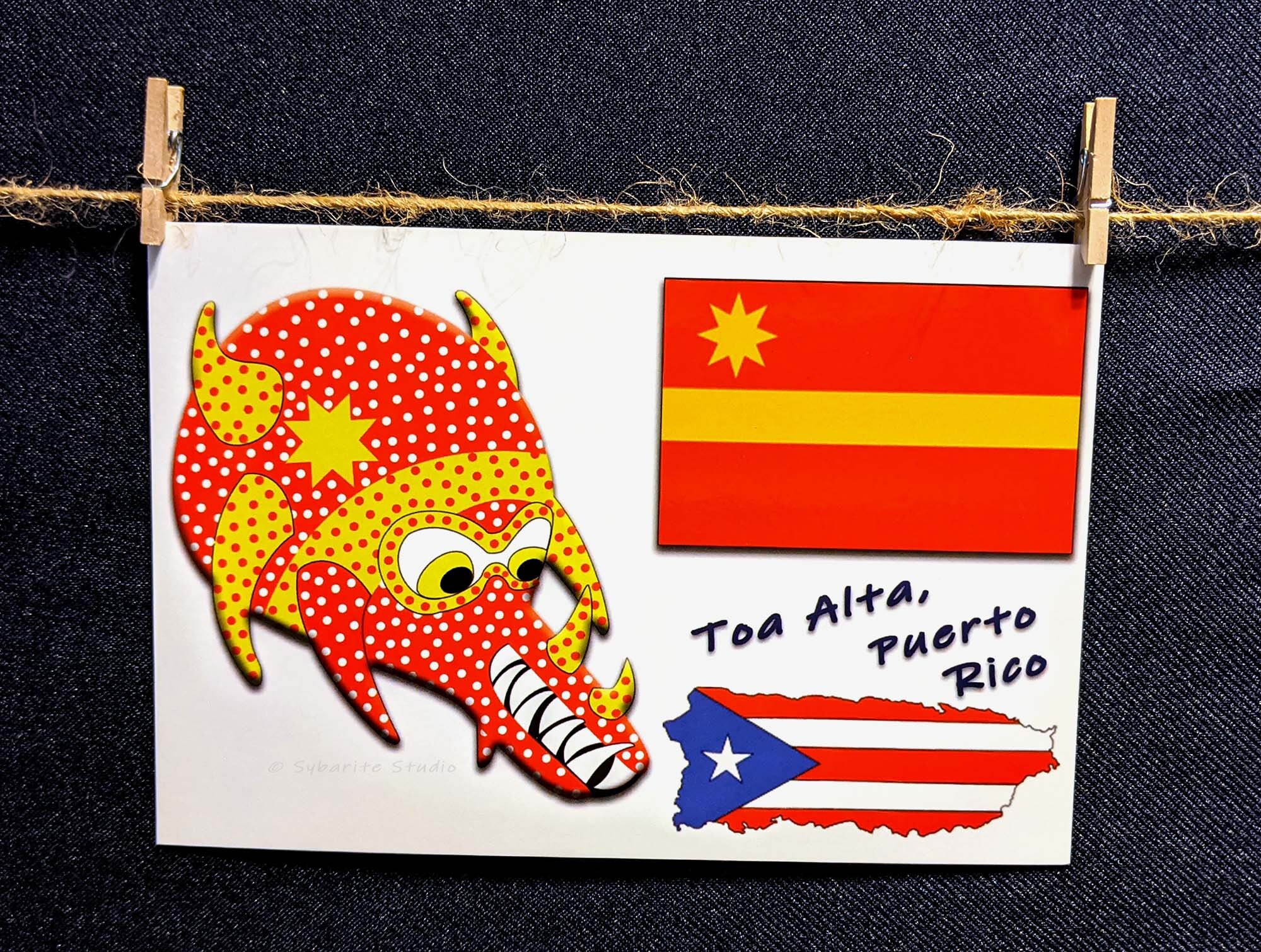 Celebrating Puerto Rico Set of 5 Postcards toa Alta - Etsy