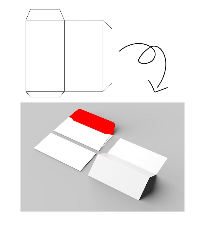 Envelope Template SVG Bundle: DIY Cut Files (digital Download) - Etsy
