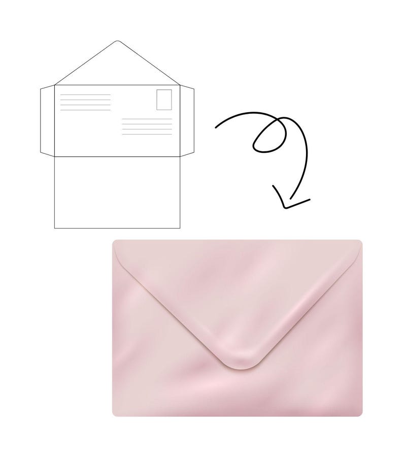 Envelope Template SVG Bundle: DIY Cut Files (digital Download) - Etsy
