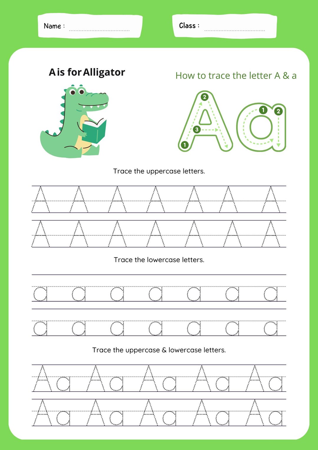Preschool Alphabet A to Z Workbook – Fun & Engaging Early Learning ...