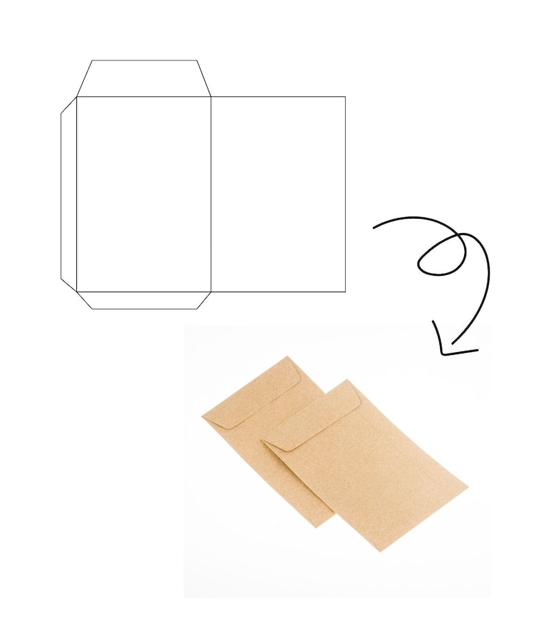 Envelope Template SVG Bundle: DIY Cut Files (digital Download) - Etsy