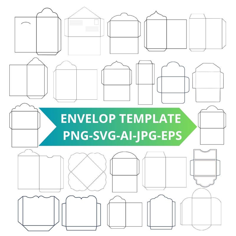 Svg Envelope - Etsy