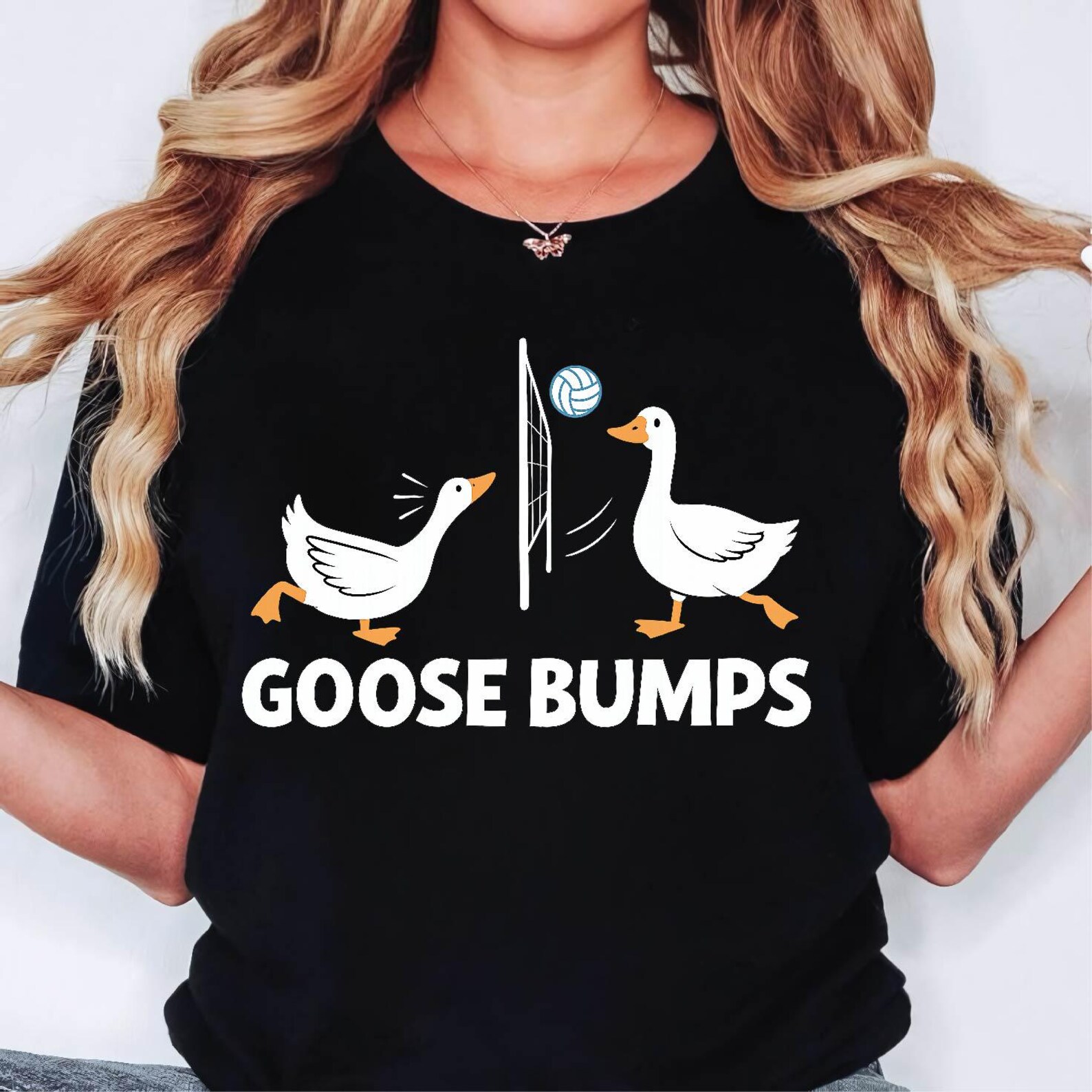 Goose Bumps Volleyball PNG, Funny Volleyball Sublimation Design, Cute ...