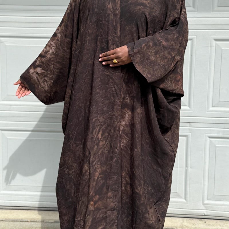 3 Piece Abaya Black - Etsy