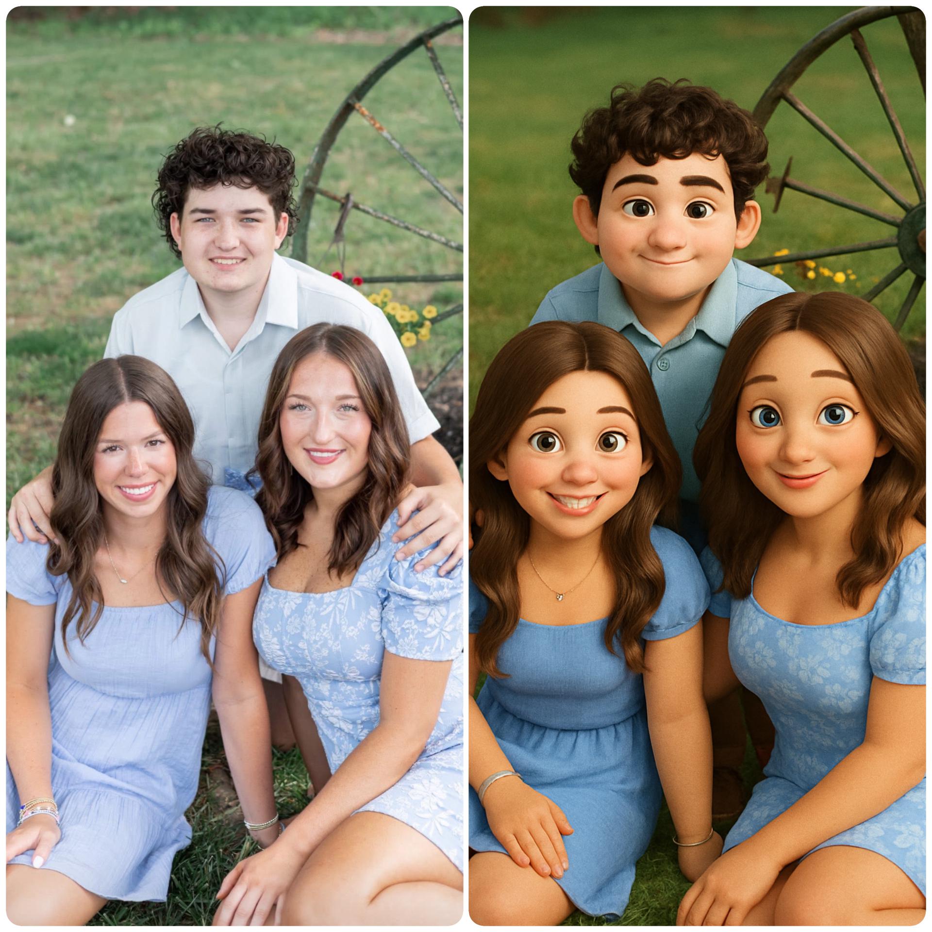 Custom Pixar Cartoon Digital File - Etsy