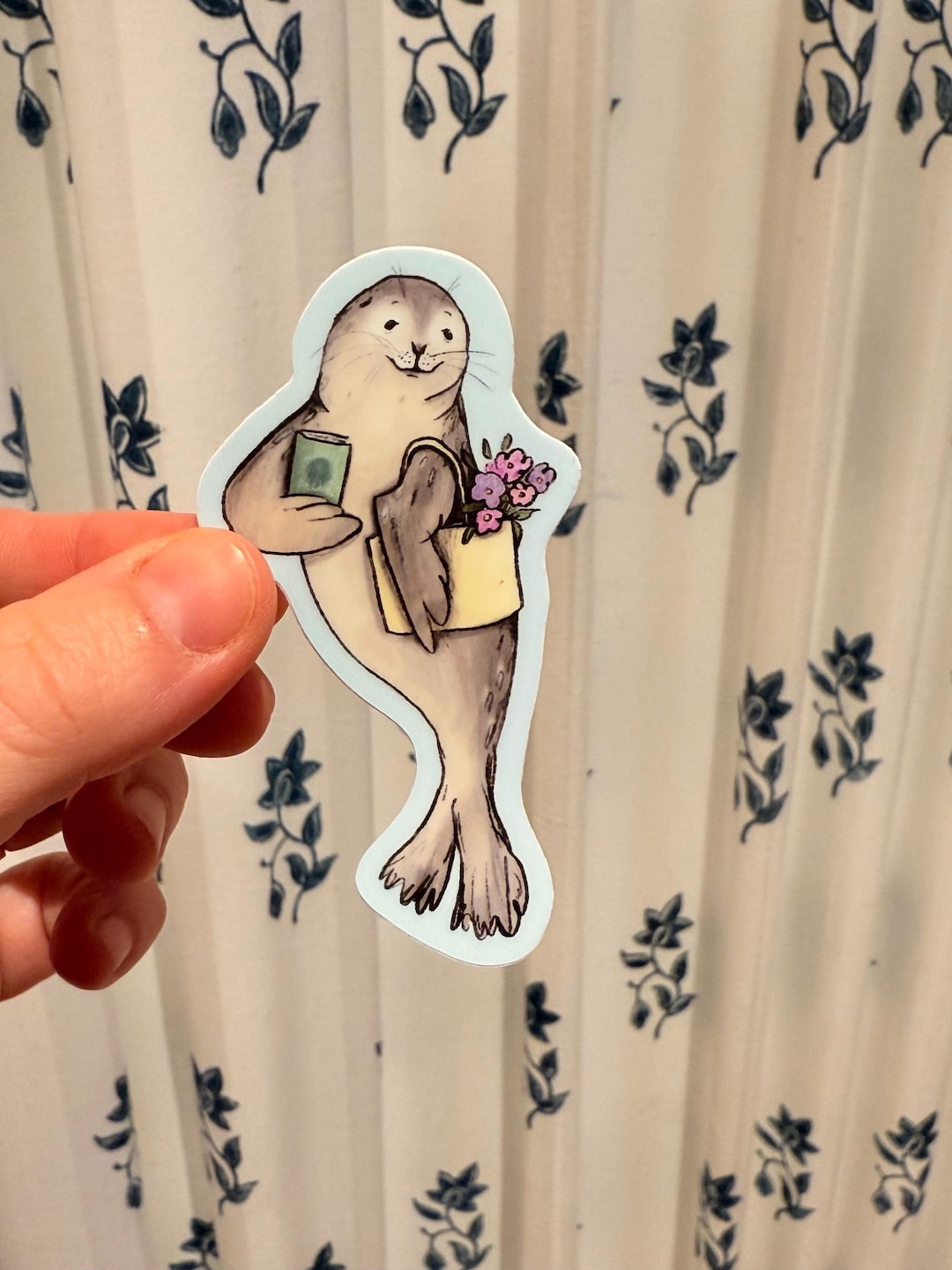 Sweet Seal Sticker - Etsy