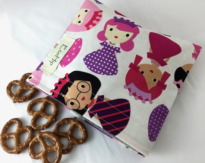 Reusable Snack Bag Reusable Baggie Princess Snack Bag - Etsy