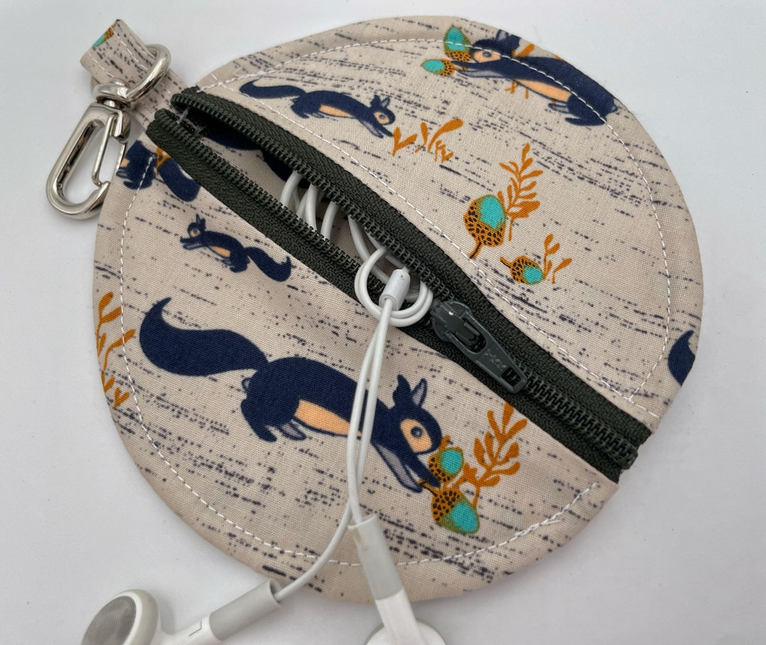 Ear Bud Pouch, Lens Cap Holder, Pacifier Pouch, Headphone Pouch, Earbud ...