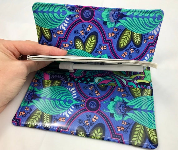 Blue Duplicate Checkbook Cover Check Book Register Duplicate | Etsy