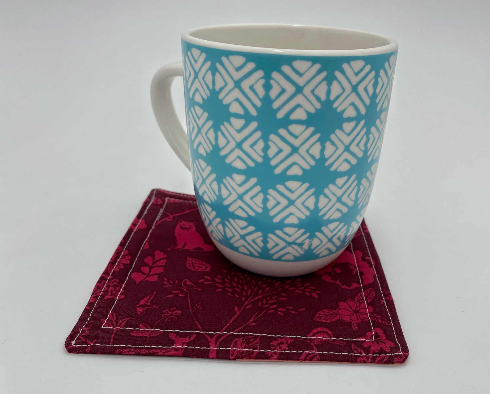 Fabric Coaster Set of 4 Kitchen Coasters Drink Coasters - Etsy