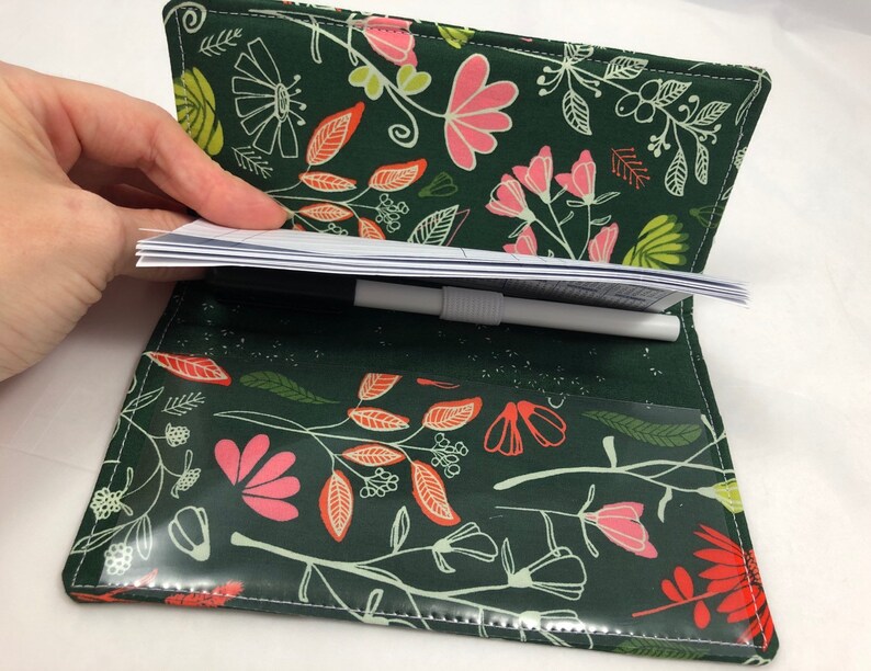 Green Duplicate Checkbook Cover Register Duplicate Checkbook | Etsy