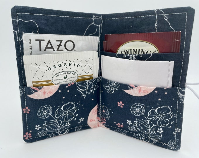 Tea Wallet, Tea Bag Holder, Tea Bag Wallet, Teabag Wallet, Teabag ...