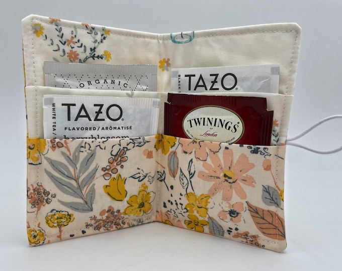 Tea Wallet, Tea Bag Holder, Tea Bag Wallet, Teabag Wallet, Teabag ...