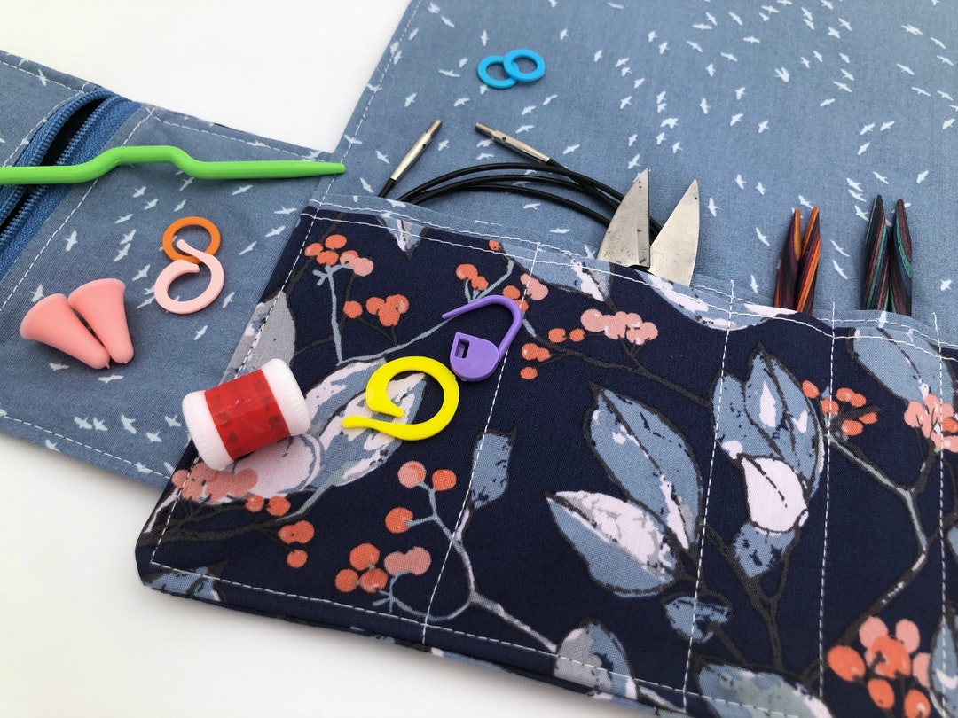 Interchangeable Knitting Needle Case, Knitting Notions Storage, Crochet ...
