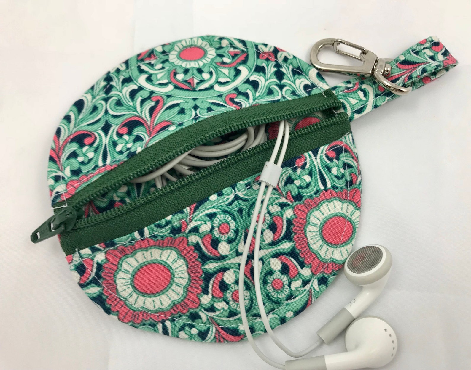 Ear Bud Pouch Pacifier Pouch Pacifier Pod Paci Pod Circular | Etsy