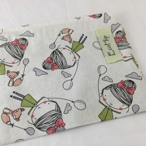 Reusable Snack Bag, Reusable Baggie, Fox Snack Bag, Fabric Snack Bag ...