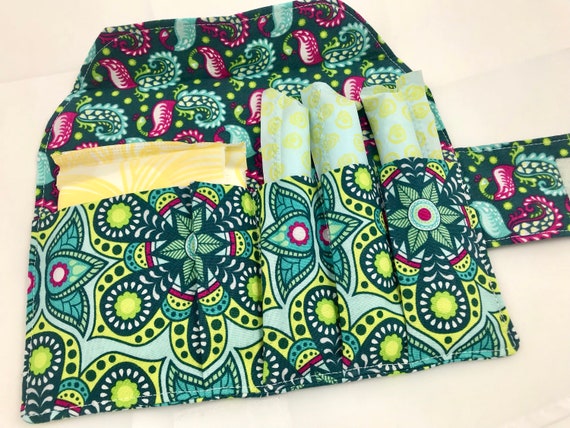 Privacy Pouch Green Tampon Case Sanitary Pad Case Pad | Etsy