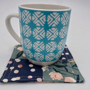 Fabric Coaster, Set of 4 Kitchen Coasters, Drink Coasters, Coffee Mug ...