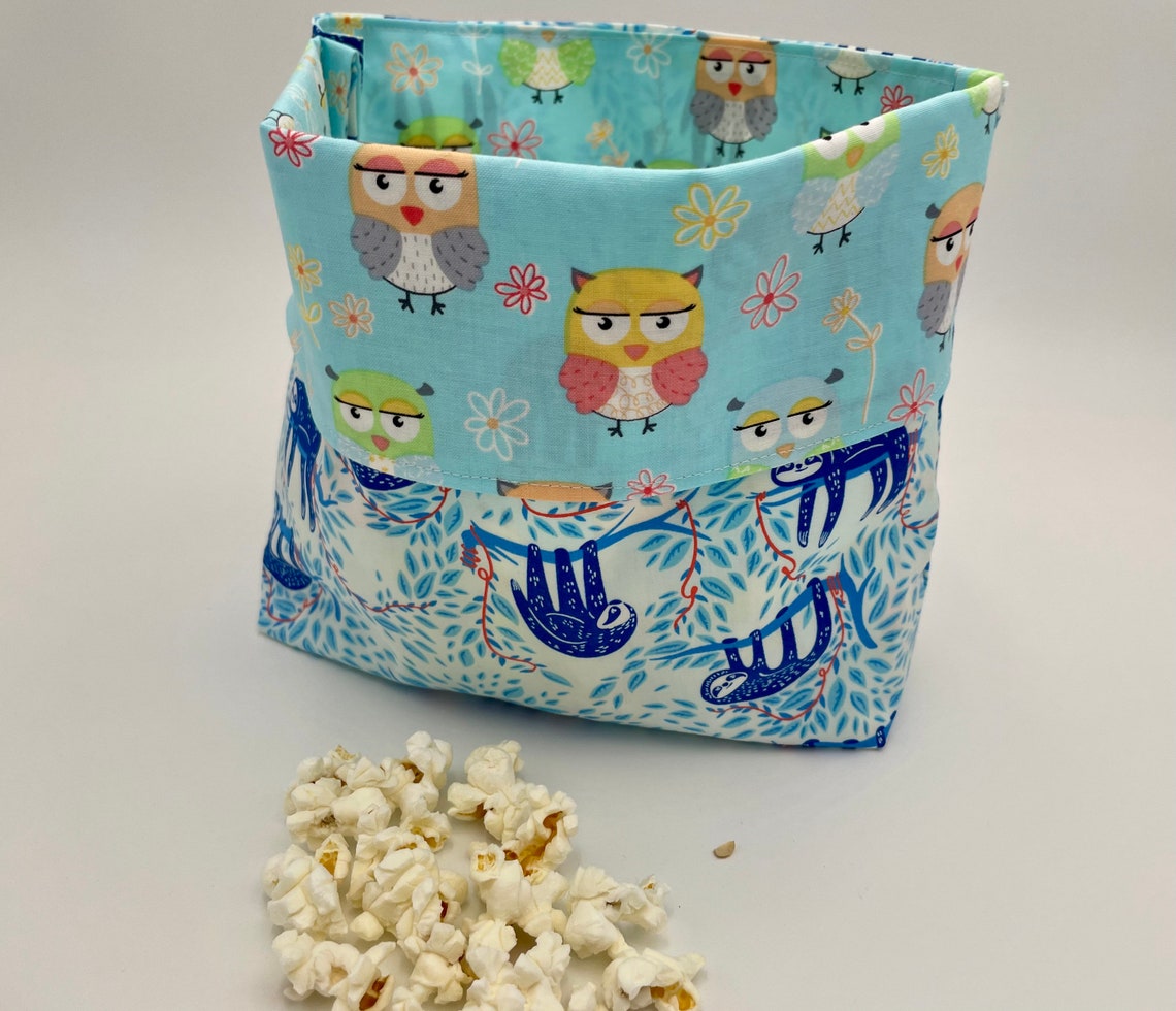 Reusable Popcorn Bag Reusable Microwave Popcorn Microwave - Etsy