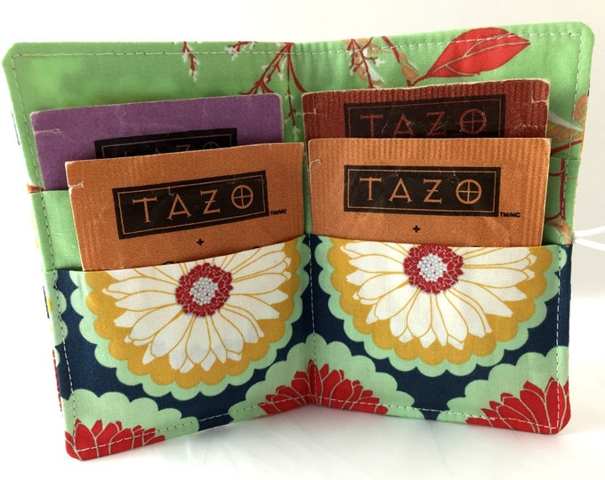 Tea Wallet, Tea Bag Holder, Tea Bag Wallet, Teabag Wallet, Teabag ...