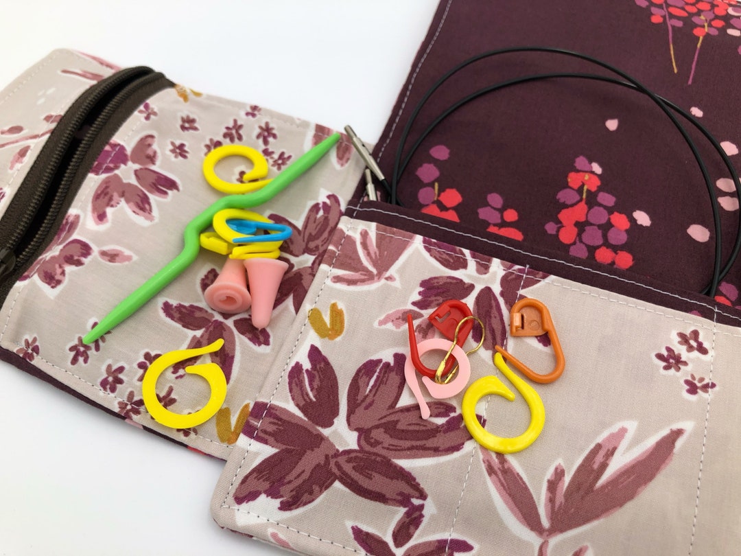 Interchangeable Knitting Needle Case, Knitting Notions Storage. Crochet ...