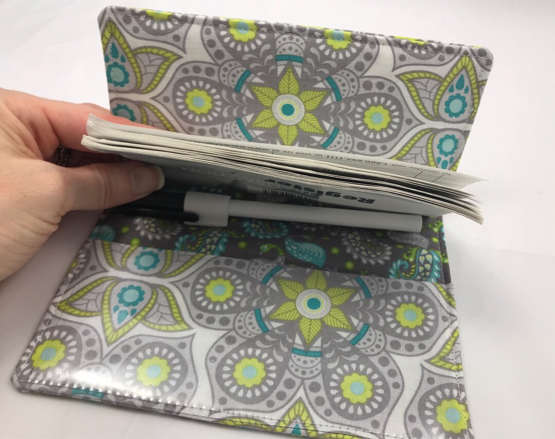 Duplicate Checkbook Cover Pen Holder, Duplicate Checkbook Register ...