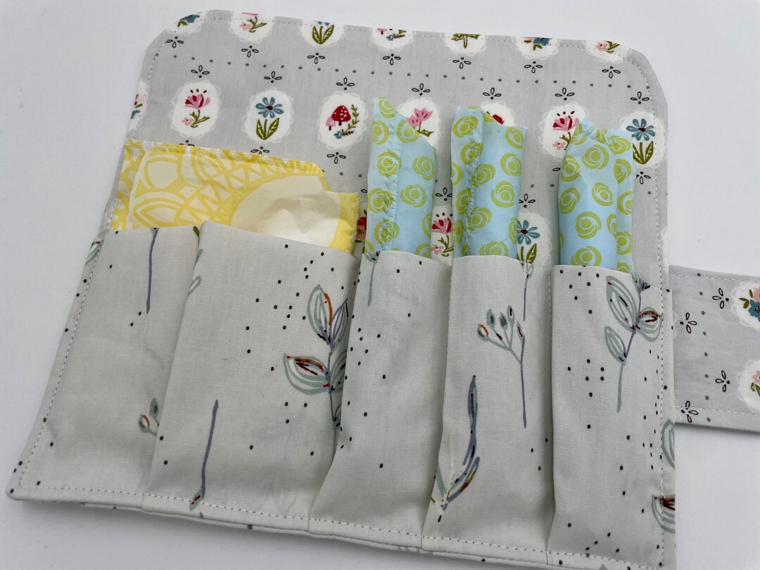 Privacy Pouch, Grey Tampon Case, Sanitary Pad Case, Pad Pouch, Tampon ...