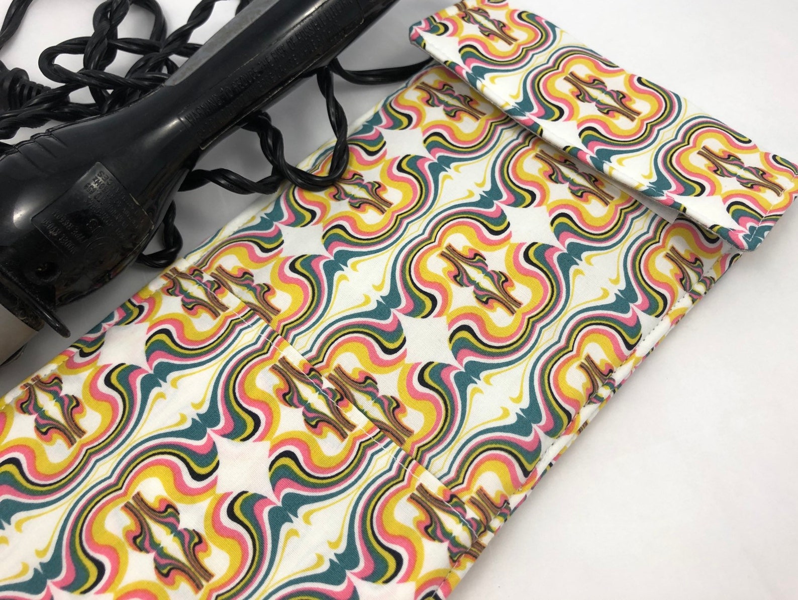 Curling Iron Holder, Curling Iron Case, Flat Iron Holder, Flat Iron Bag ...