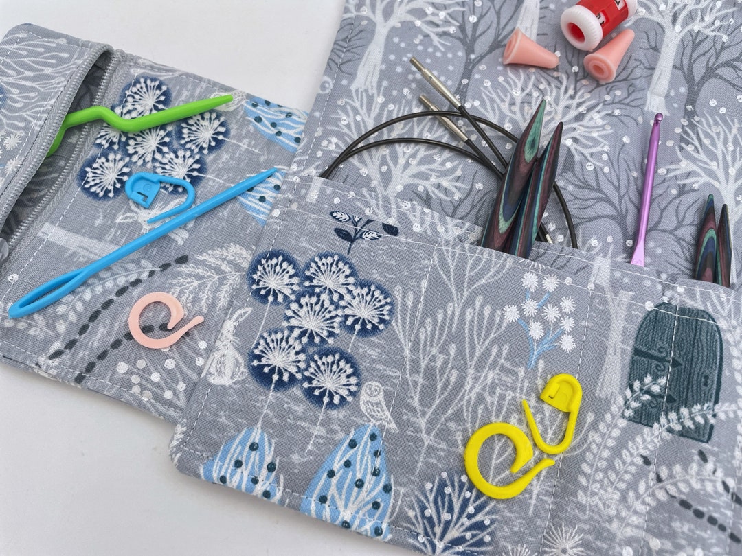 Interchangeable Knitting Needle Case, Knitting Notions Storage, Crochet ...