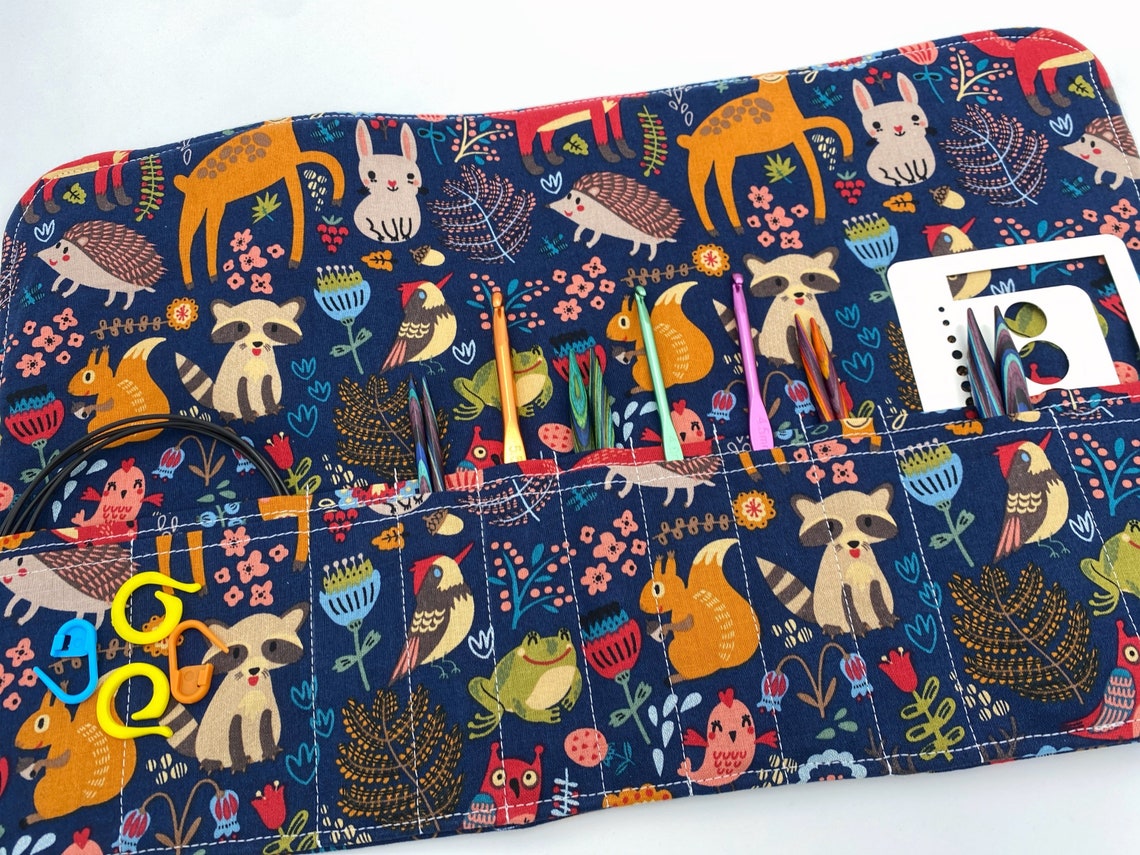 Interchangeable Knitting Needle Case Notions Storage. Crochet - Etsy