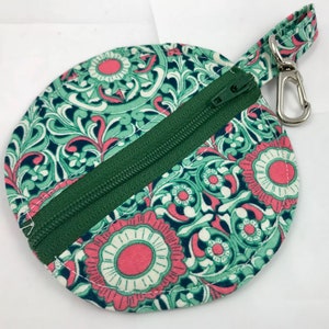 Ear Bud Pouch, Pacifier Pouch, Pacifier Pod Paci Pod, Circular Zipper ...