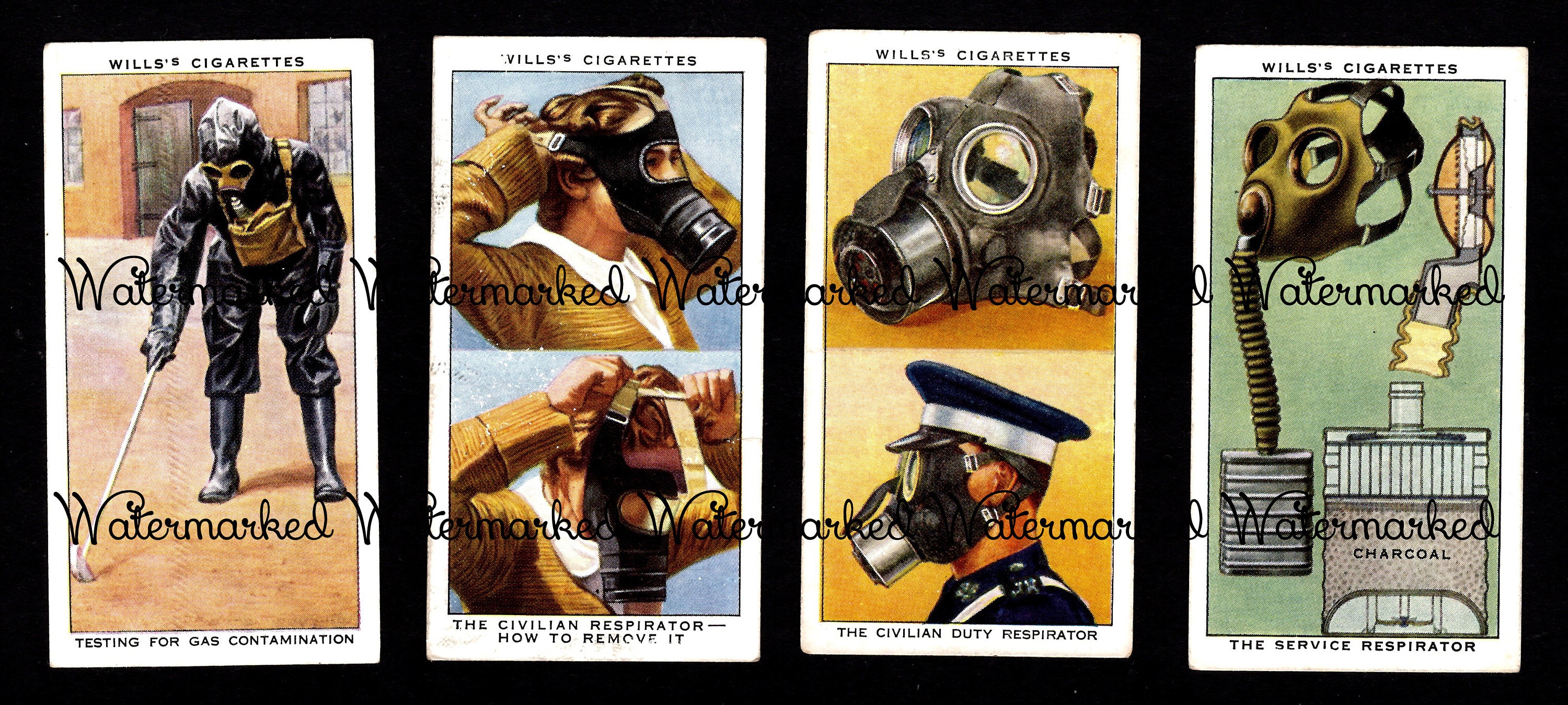 Ww2 Gas Mask Poster