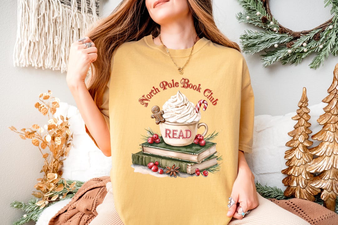 Nord Pole Book Club Tshirt, Premium Nord Pole Book Club Tee Shirt ...