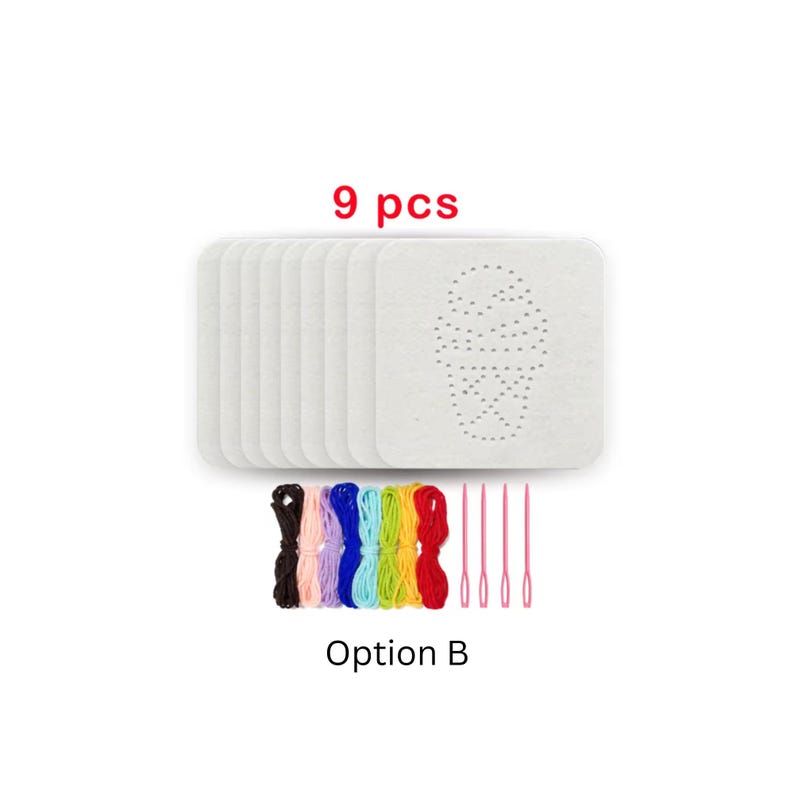 Beginner Sewing Kit for Kids, DIY Craft Starter Kit, Party Acitivity ...