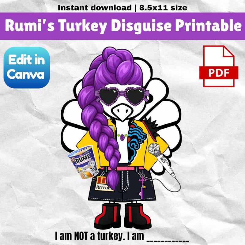 Turkeys in Disguise Clip Art - Etsy