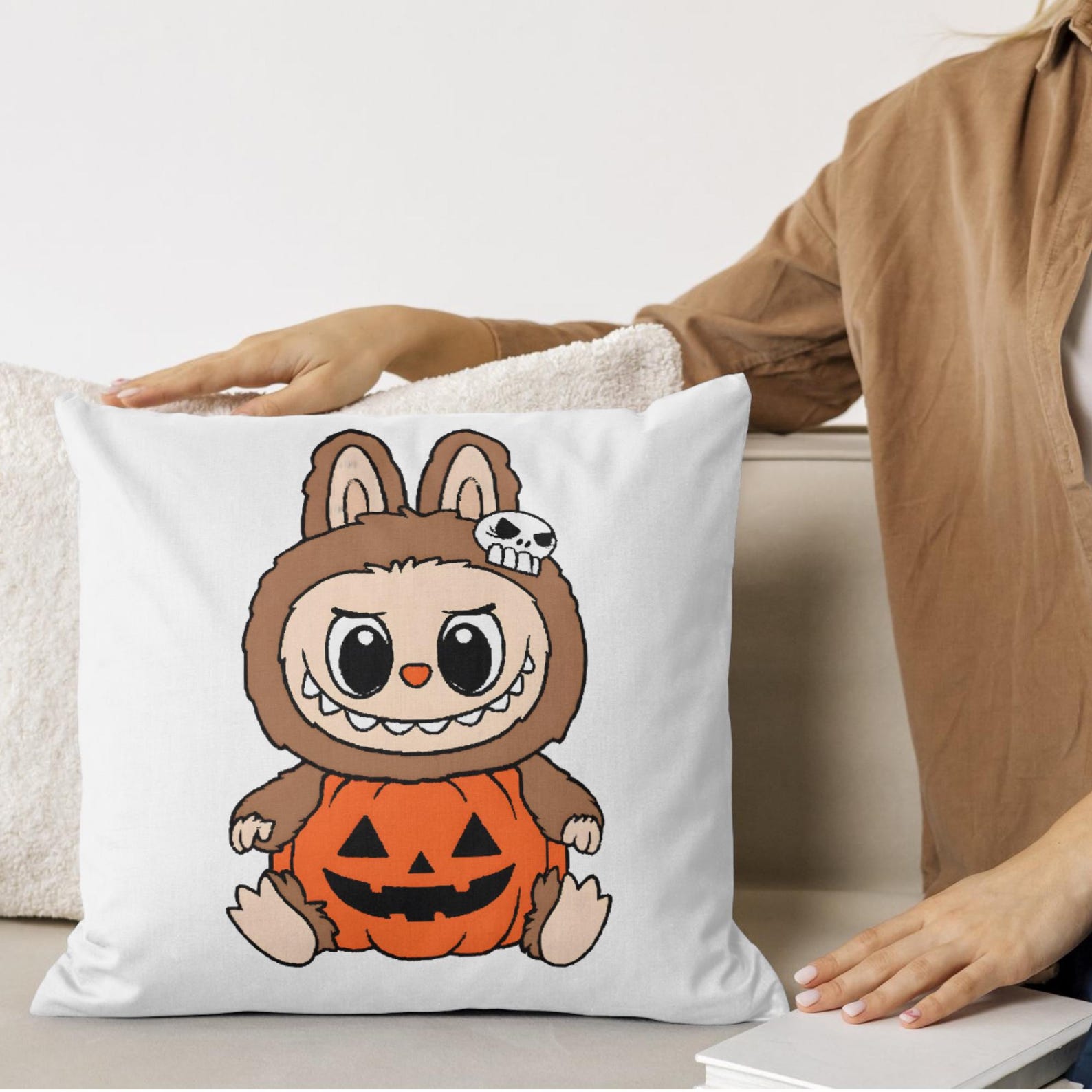 Paquete PNG SVG de Halloween de Labubu de terror, Muñeca monstruo de ...