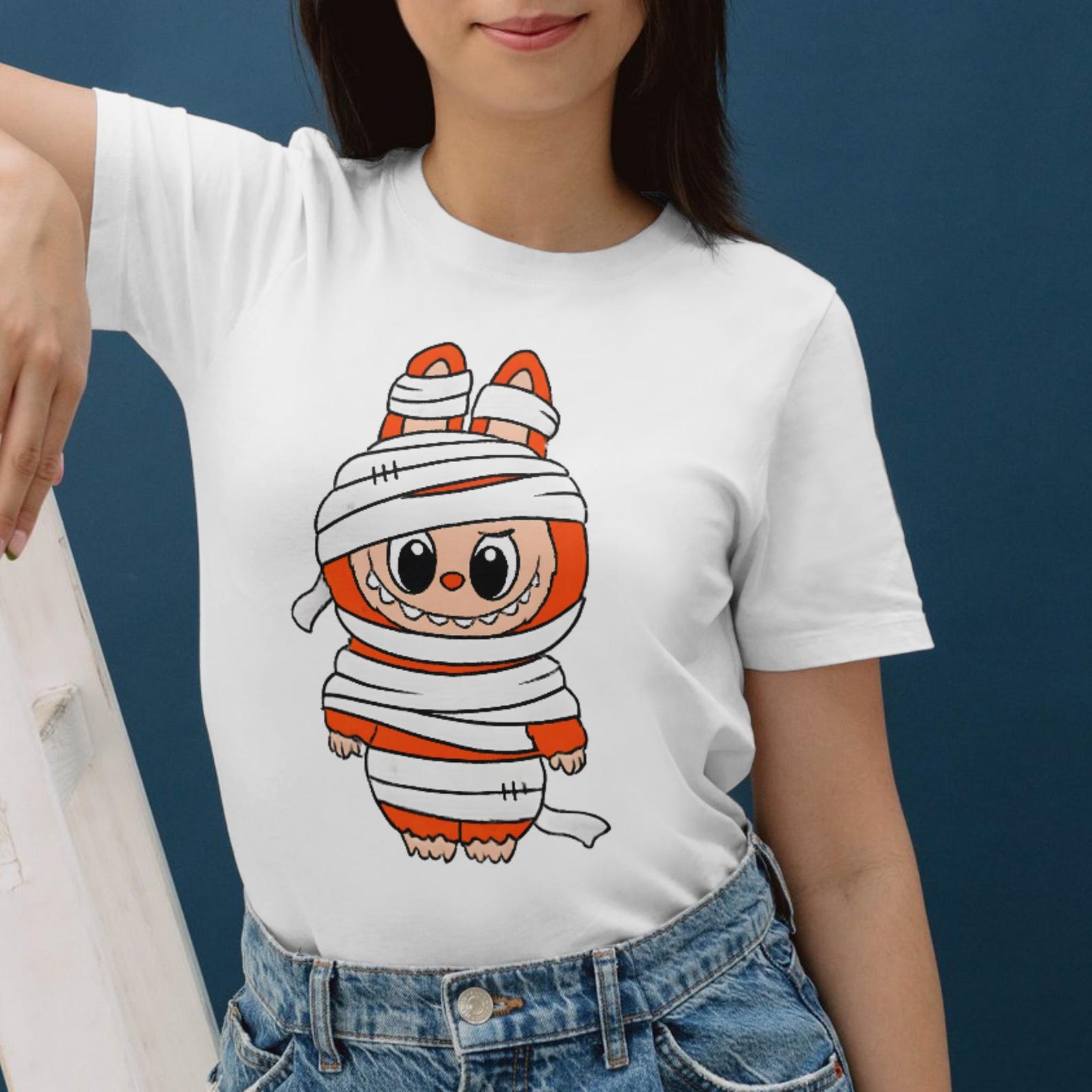 Paquete PNG SVG de Halloween de Labubu de terror, Muñeca monstruo de ...