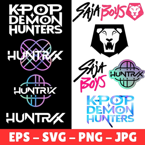 Kpop Demon Hunters Stickers Svg - Etsy