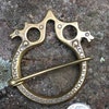Hand Forged Penannular Outlander Brooch Shawl Pin Viking Clasp - Etsy