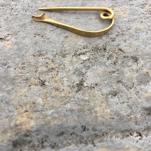 Hand Forged Brass Fibula - Etsy