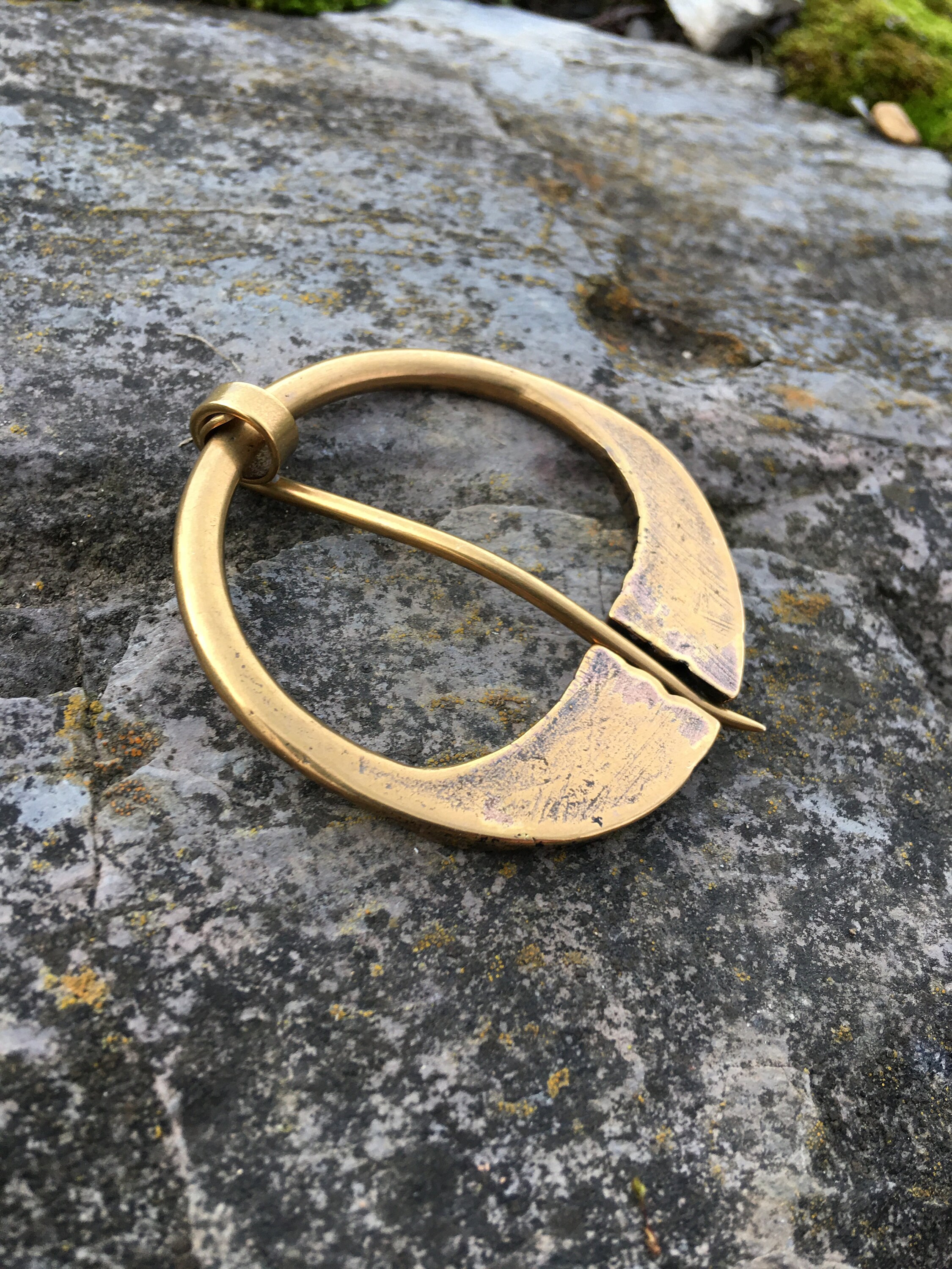 Viking Knotwork Penannular Brooch Shaw Pin | Etsy