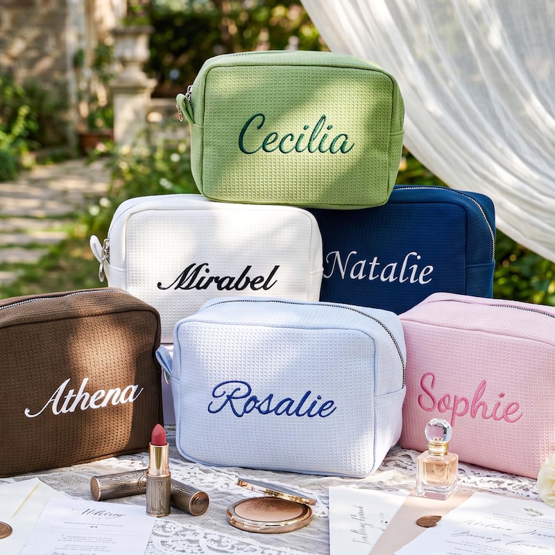 Monogrammed Beauty Bags - Etsy