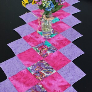 Pink and Lavender Easter Table Runner - Etsy