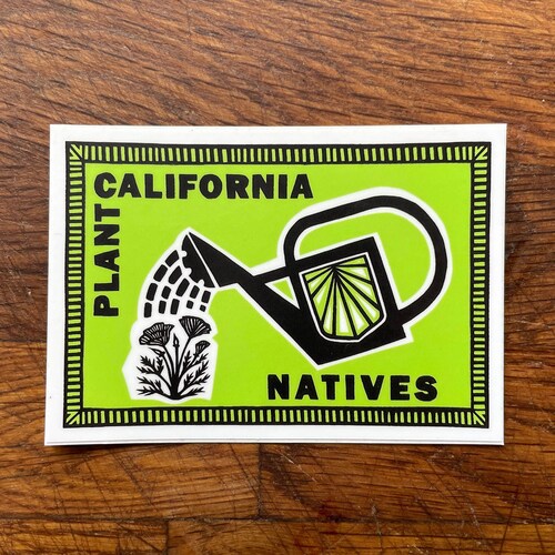 California Native Plants Sticker | Etsy