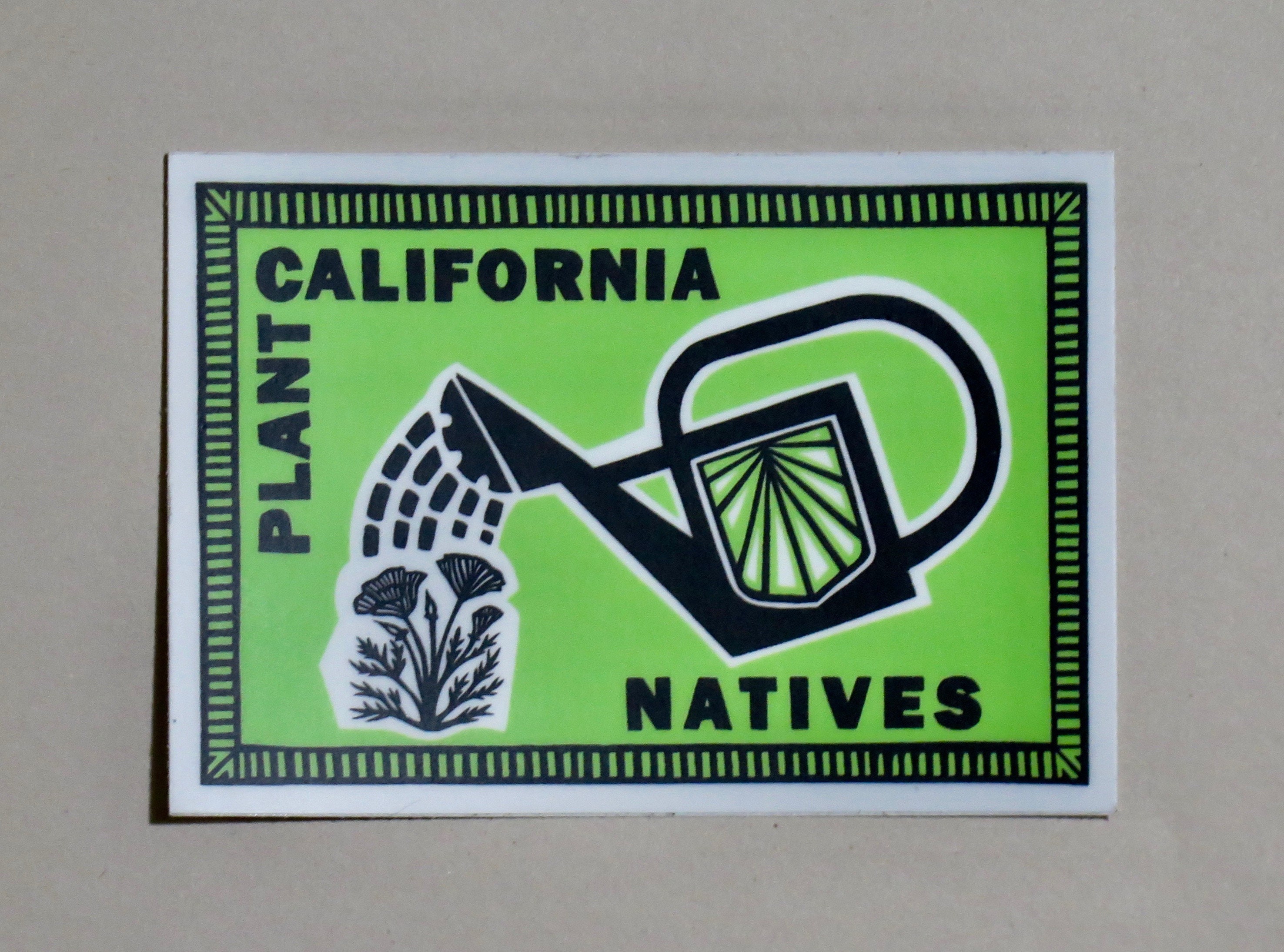Plant Sticker Plant California Natives Vinyl Sticker | Etsy