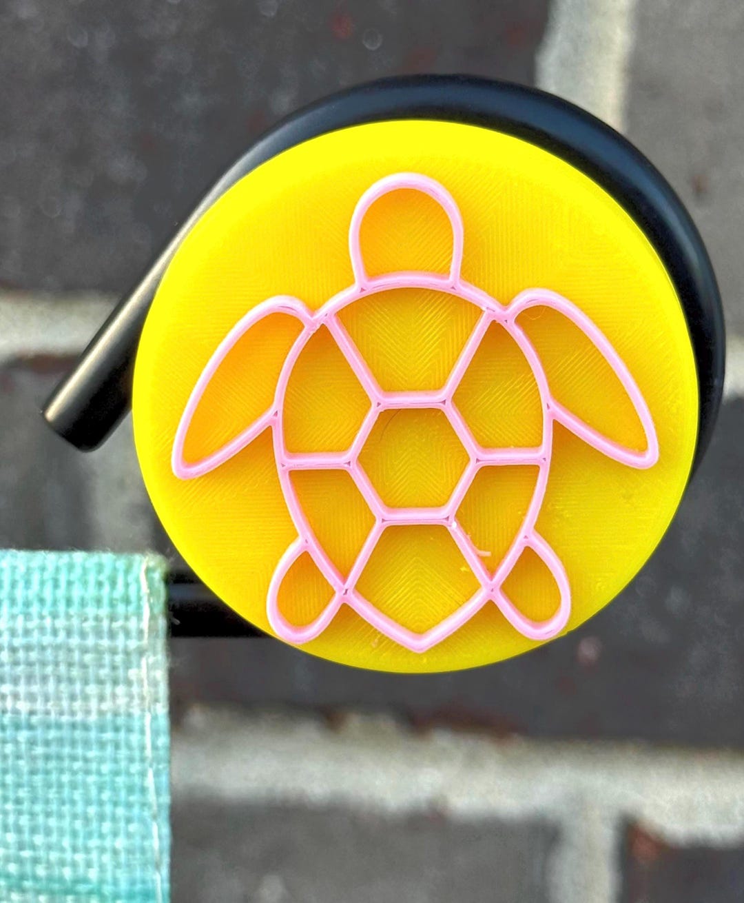 Turtle Flag Guardian Button: Garden Flag Wind Stopper - Etsy