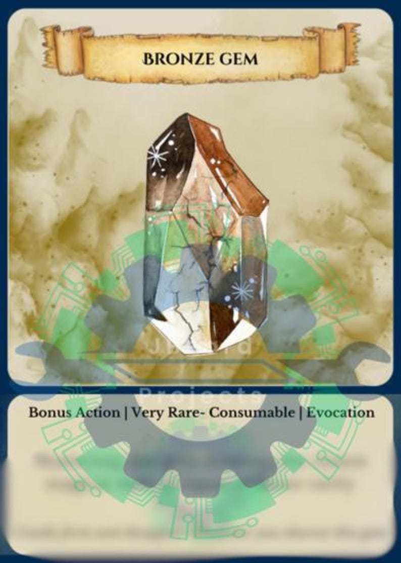 Gems of the Void: Dnd 5e Magic Item Cards Set (digital Download) - Etsy